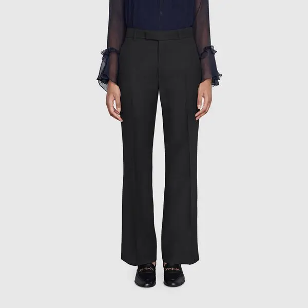 Gucci Cady Crepe Cropped Trousers