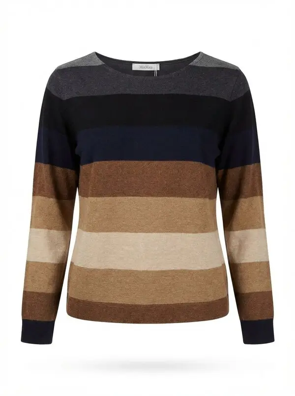 Max Mara Striped Long-sleeved Sweater
