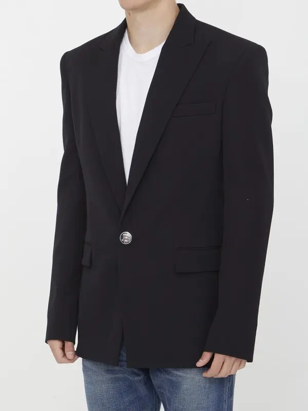 Balmain Single Breasted Tailored Blazer