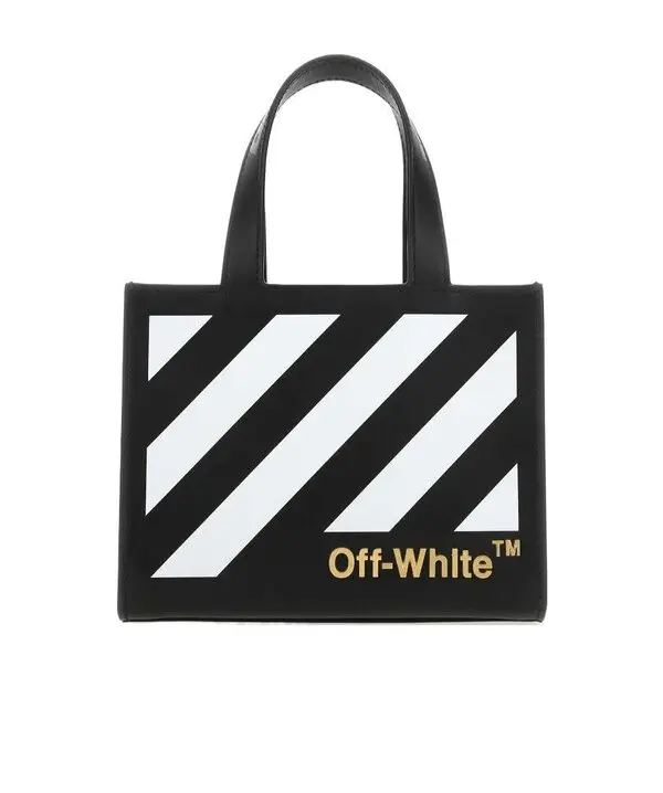 Off-White Diag 18 Hybrid Shopper Tote Bag - Black