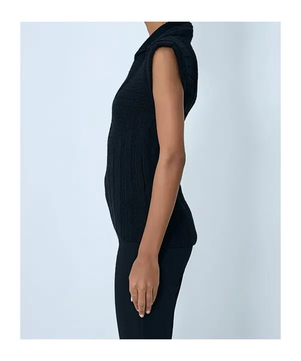 KIKO KOSTADINOV Sleeveless Knitted Polo Vest
