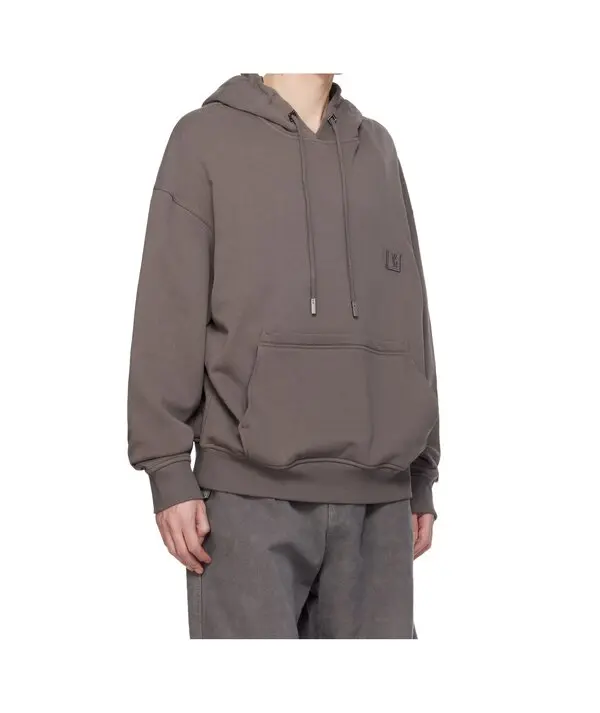 WOOYOUNGMI Logo Hoodie - Gray