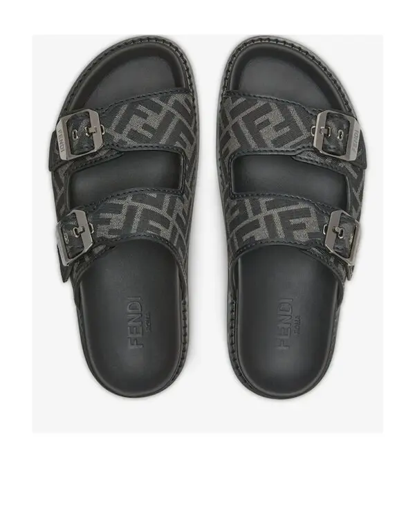 Fendi Ff Motif Buckled Sandals