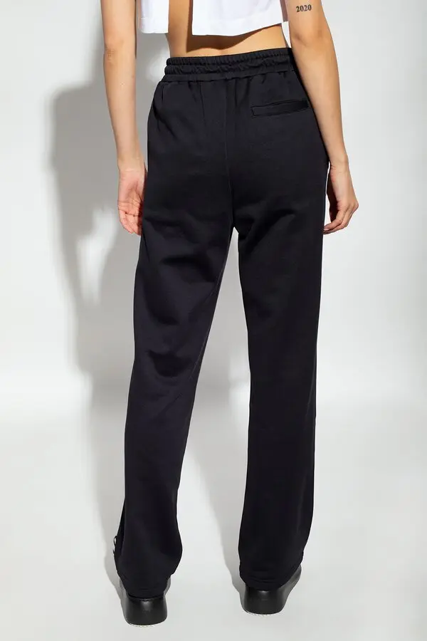 Dsquared2 Logo Detailed Wide Leg Track Pants