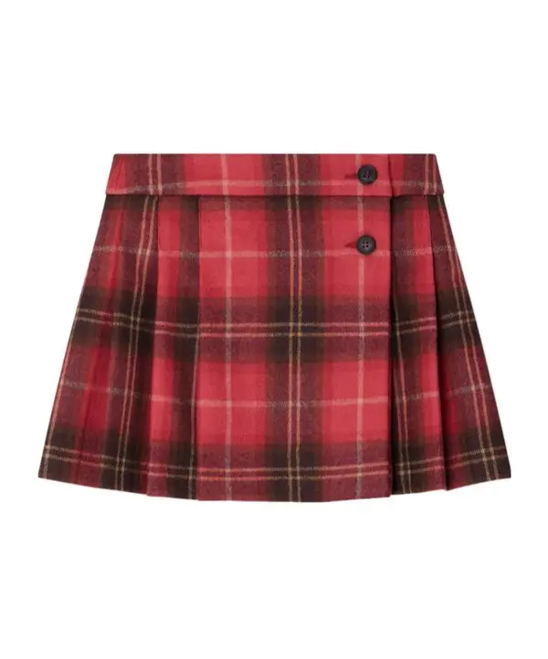 Bonpoint Talissa Kilt Skirt - Red