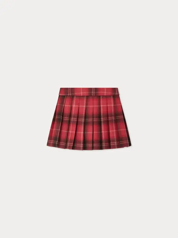 Bonpoint Talissa Kilt Skirt - Red