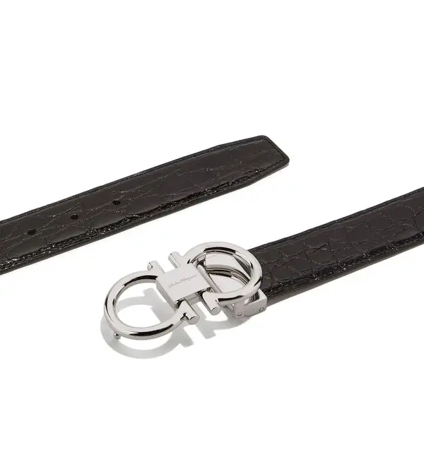 FERRAGAMO Gancini Horseshoe Buckle Belt