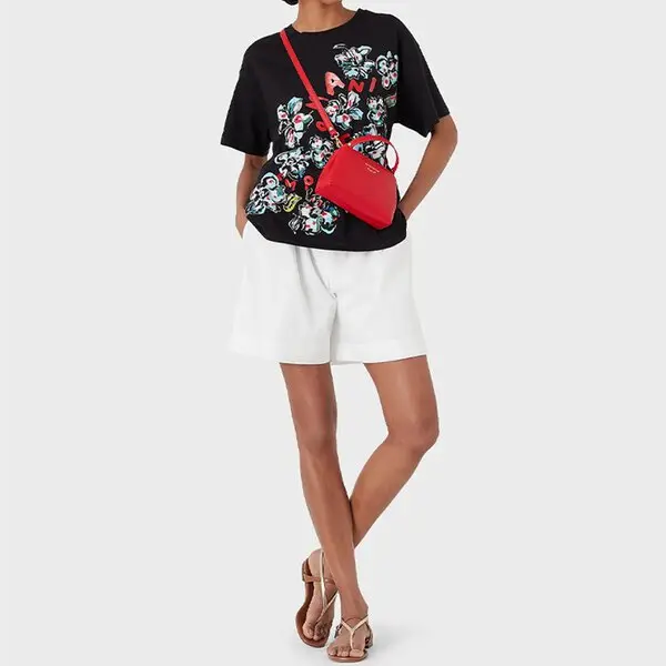 Emporio Armani Floral Burst" Crewneck T-shirt