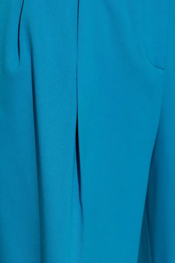 Attico The Gary High Waist Trousers - Blue