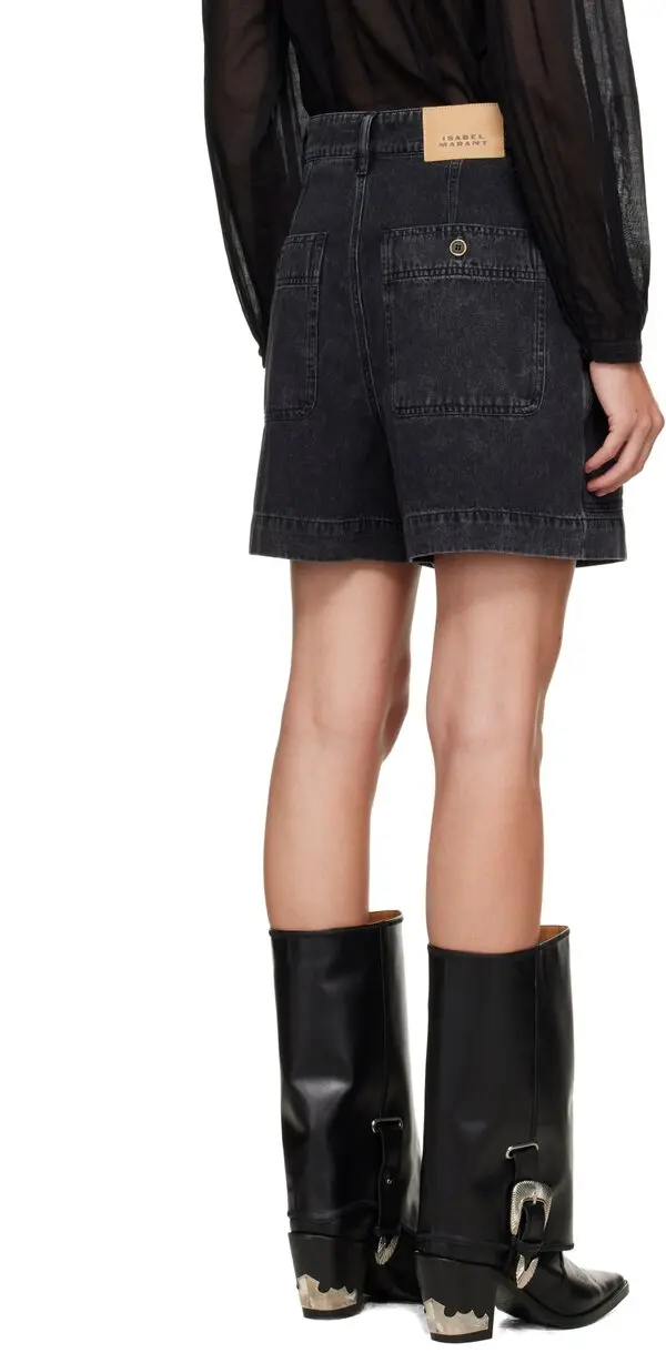 Isabel Marant Étoile Noemia Faded Denim Shorts