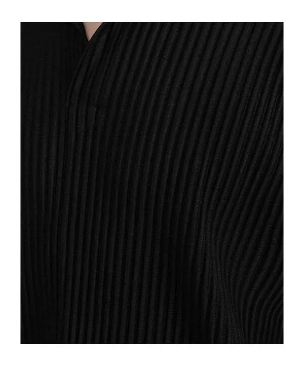 Issey Miyake Homme Plissé Basics Polo Shirt - Black