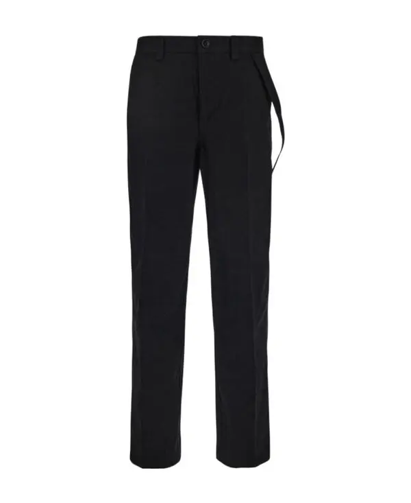 Burberry Straight Leg Trousers With Strap Detail