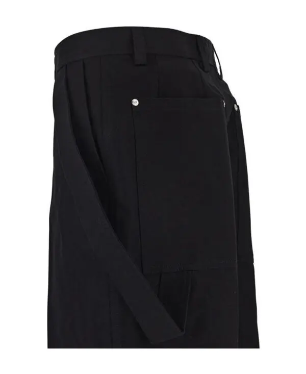 Burberry Straight Leg Trousers With Strap Detail