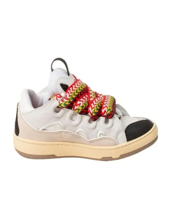 LANVIN Curb Lace-up Sneakers - Multicolor