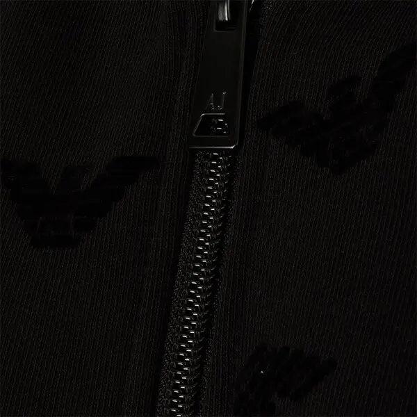 Emporio Armani Hooded Full-zip Sweater