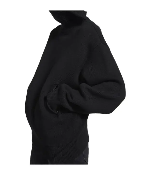 Balenciaga Back-to-front Knitted Jumper - Black
