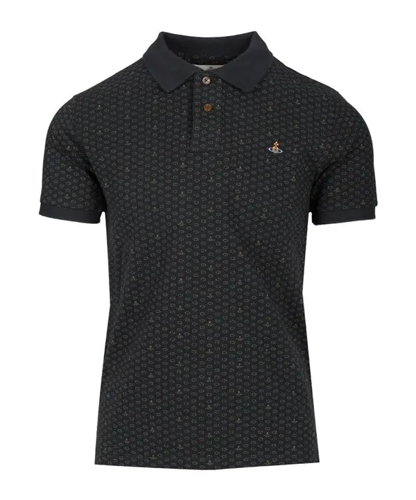 VIVIENNE WESTWOOD Logo Embroidered Polo Shirt
