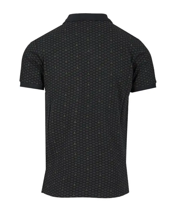 VIVIENNE WESTWOOD Logo Embroidered Polo Shirt