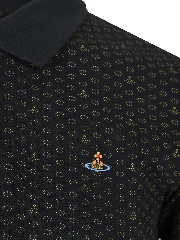 VIVIENNE WESTWOOD Logo Embroidered Polo Shirt