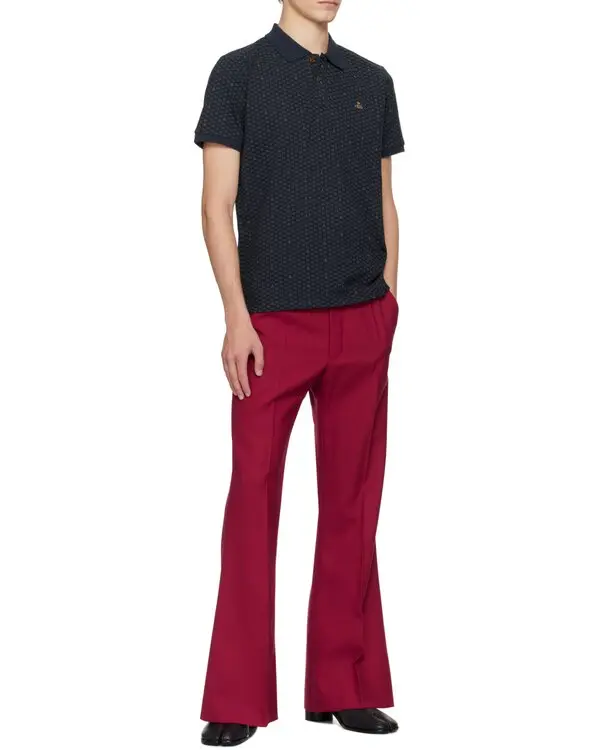 VIVIENNE WESTWOOD Logo Embroidered Polo Shirt