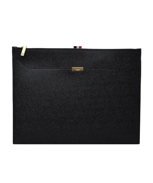Thom Browne Logo Plaque Document Holder - Black