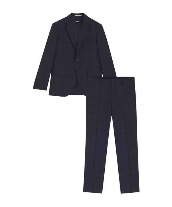 Hugo Boss Two-piece Regular Fit Suit - Dark Blue