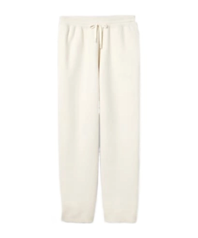 Gucci Wool Cashmere Piquet Knit Leisure Pant - White
