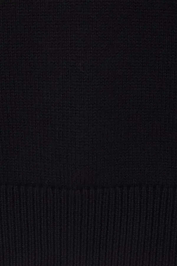 Dolce & Gabbana Embellished V-neck Knitted Pullover - Black