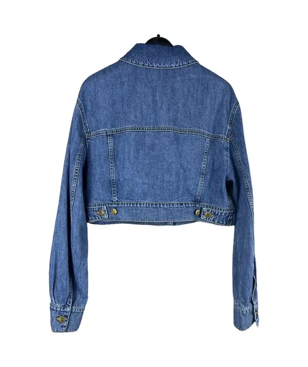 Moschino Long-sleeved Denim Coat