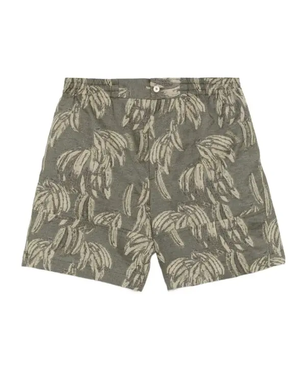 Jacquemus Aloe Banana Jacquard Shorts