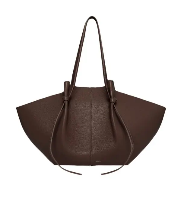 Yuzefi Mochi Pebble-grained Shoulder Bag - Espresso