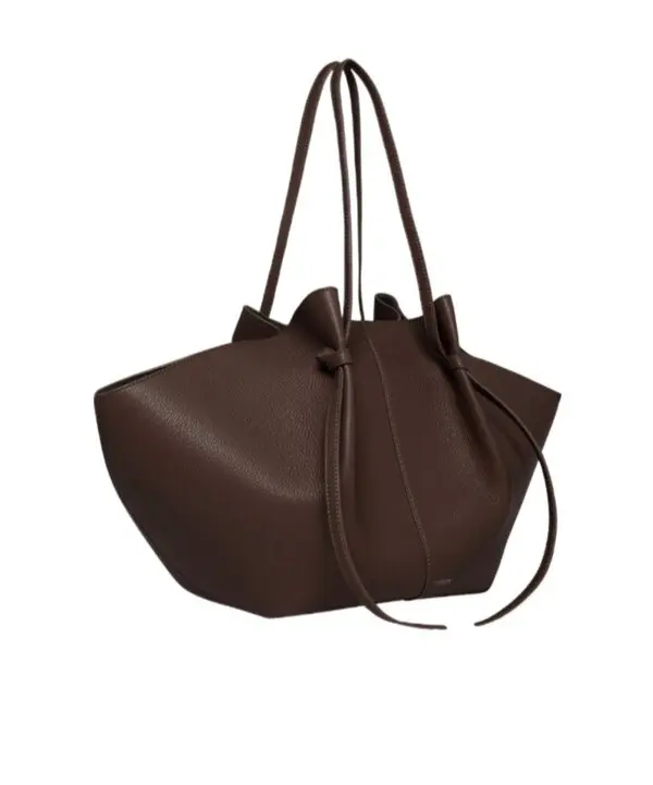 Yuzefi Mochi Pebble-grained Shoulder Bag - Espresso
