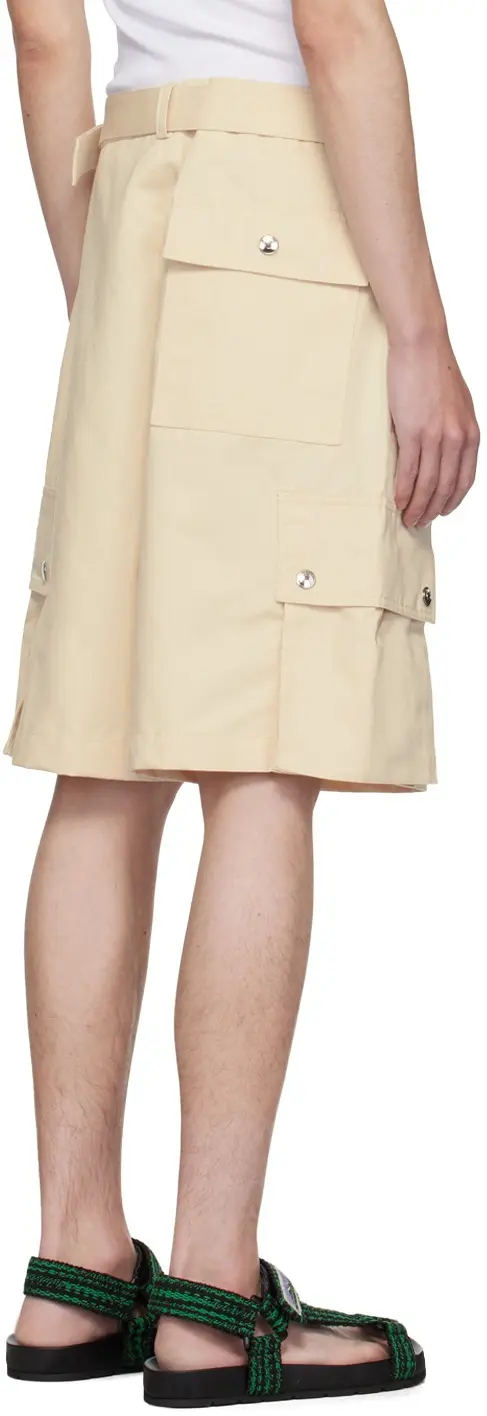 Jacquemus Belted Over-the-knee Cargo Shorts