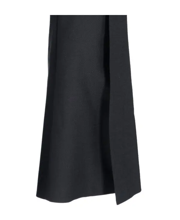 Off-White Logo Printed Tailored Trousers - Black