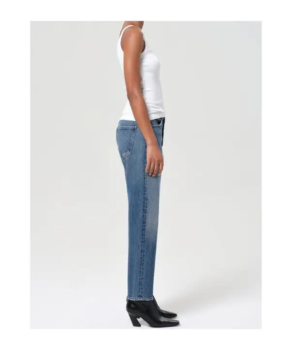AGOLDE Straight-leg Jeans With Patch Pockets - Blue