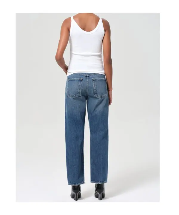 AGOLDE Straight-leg Jeans With Patch Pockets - Blue