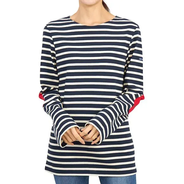 Saint James Striped Graphic T-shirt