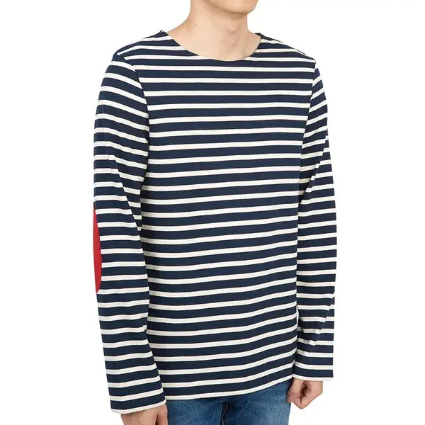 Saint James Striped Graphic T-shirt