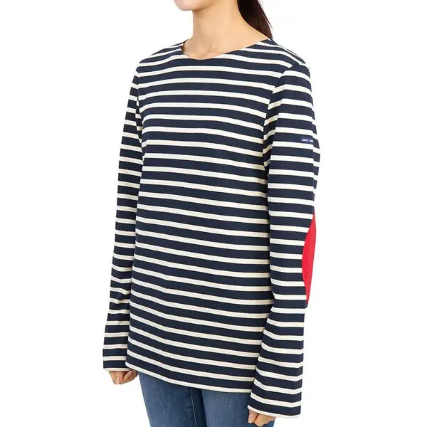 Saint James Striped Graphic T-shirt