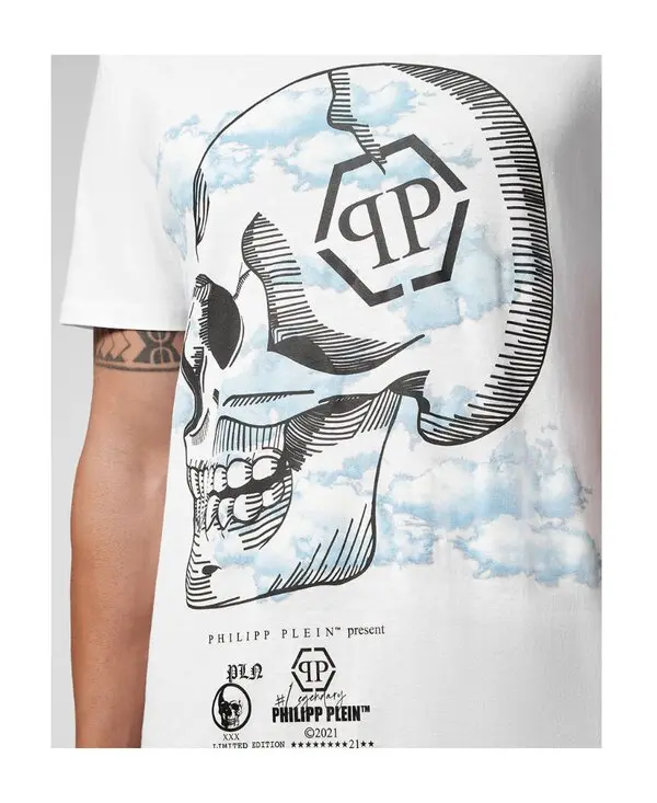 Philipp Plein Cloud -print Logo T-shirt