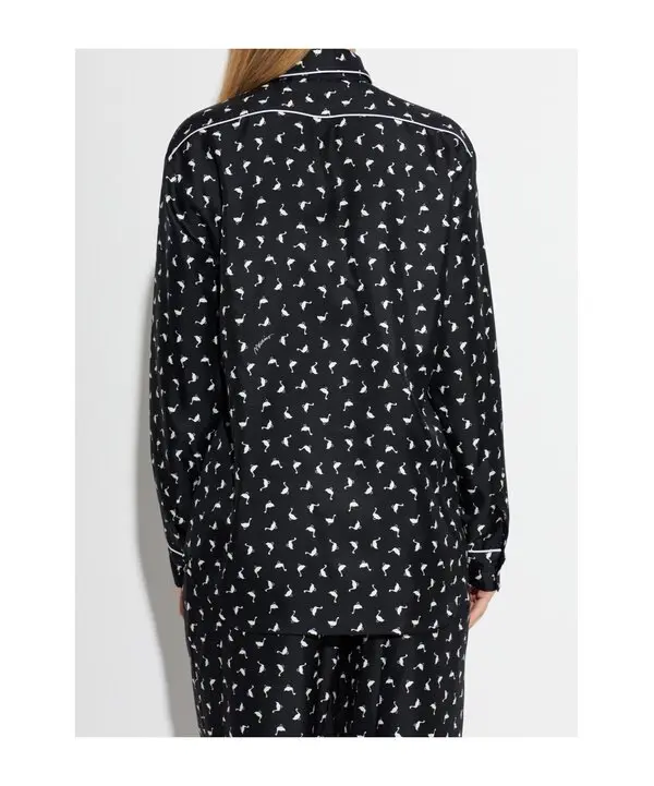 Moschino Print Satin Shirt