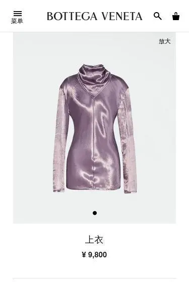 Bottega Veneta Cowl Neck Long Sleeve Top
