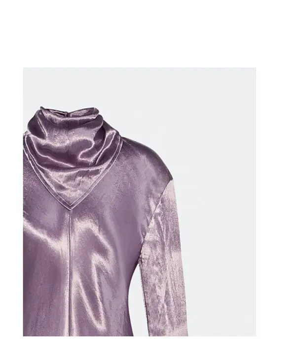 Bottega Veneta Cowl Neck Long Sleeve Top