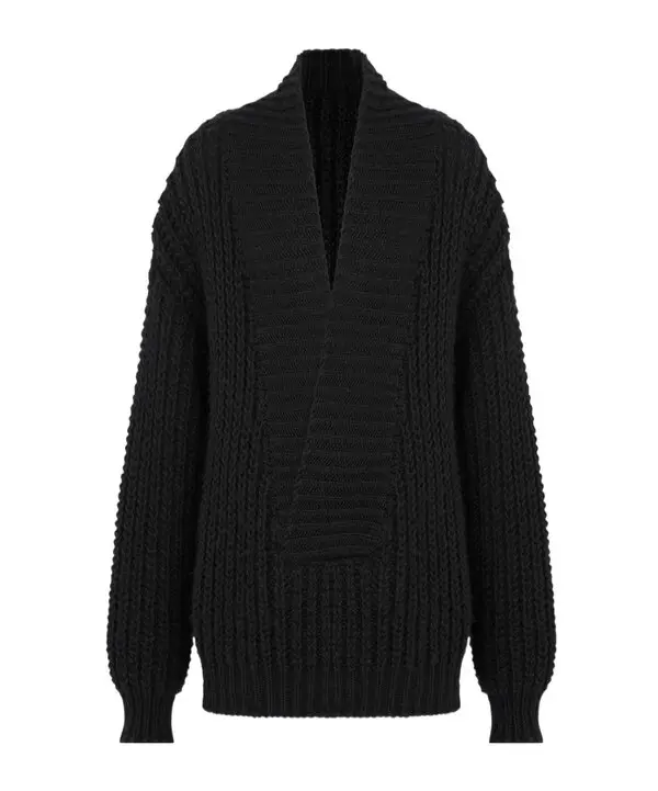 Dior Oversized V-neck Sweater