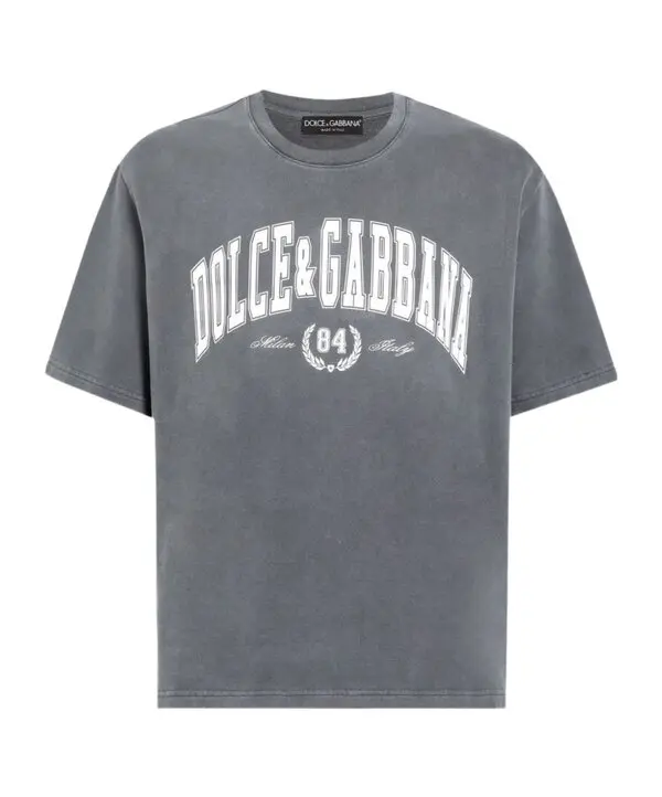 Dolce & Gabbana Dolce Gabbana Logo Printed Crewneck T-shirt