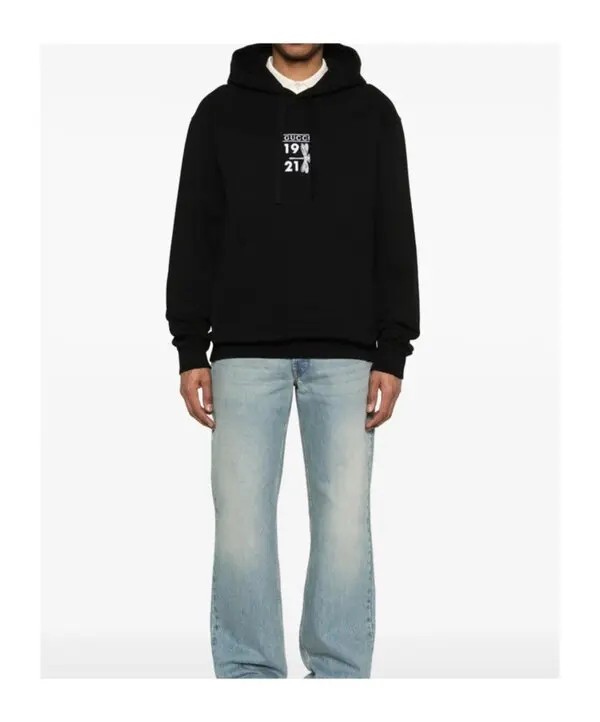 Gucci Long Sleeved Graphic Printed Hoodie