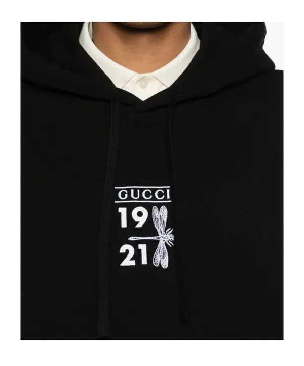 Gucci Long Sleeved Graphic Printed Hoodie