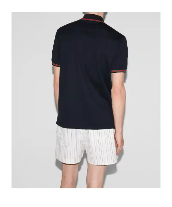 Gucci Logo Embroidered Short-sleeve Polo Shirt