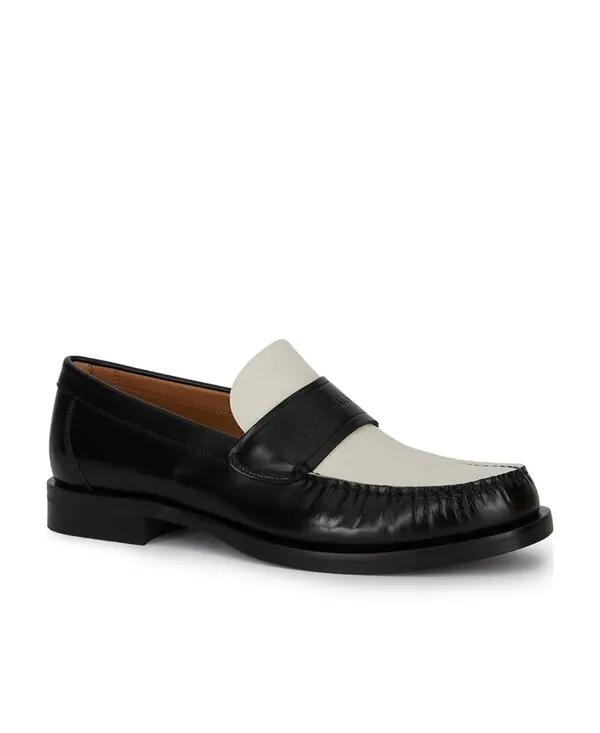 FERRAGAMO Logo Two Tone Loafer