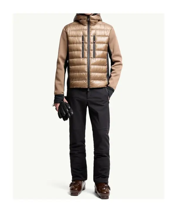 Moncler Padded Zip-up Hoodie - Beige